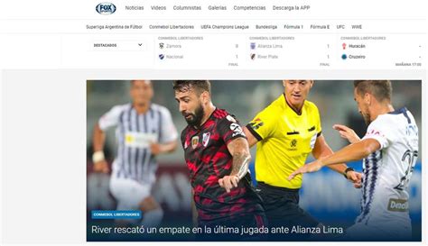 Alianza Lima Vs River Plate La Reacción De La Prensa Argentina Tras