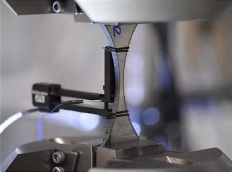 U Notched Specimen And The 2620 601 Extensometer In The 8802 Instron Download Scientific