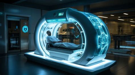 Ct Computerized Tomography Scan Device In Hospital Medical Equipment