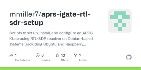 Github Mmiller7 Aprs Igate Rtl Sdr Setup Scripts To Set Up Install