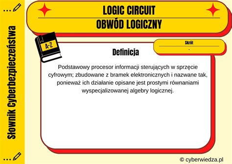 Logic Circuit ObwÓd Logiczny Cyberwiedzapl Cyberbezpieczeństwo