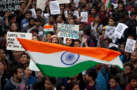India Orders Universities To Display Large Flags After Protests