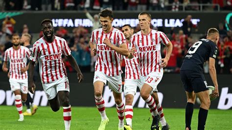 Conference League Unnötiges Spektakel Köln Feiert Sieg Gegen Fc