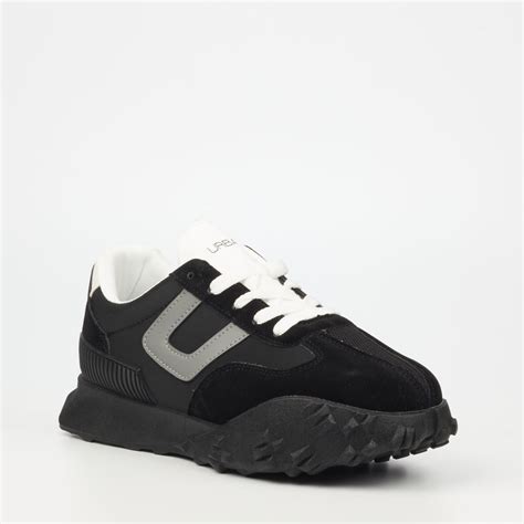 Women's Casual Sneakers Lace up Style - Black . by John Frank Apparel ...