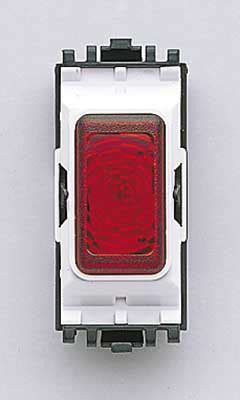 MK Electric K4836RED 21 36V Filament Red Neon Indicator With White Inserts John Cribb Sons