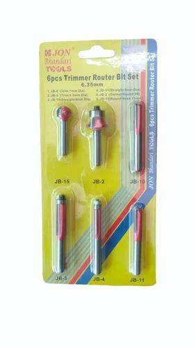 Stainless Steel Trimmer Router Bits Set At ₹ 350piece In Ahmedabad