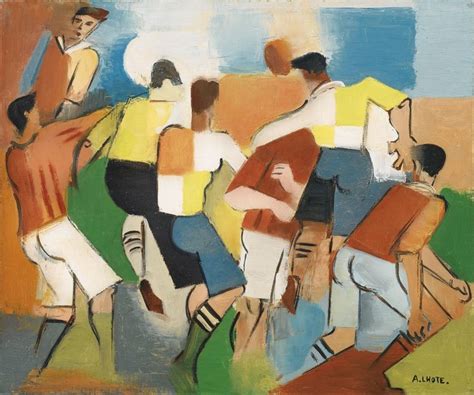 André Lhote Football cubismo 2 I quadri sul calcio Los cuadros