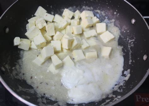 Paneer In White Gravy Recipe How To Make Paneer In White Gravy Side
