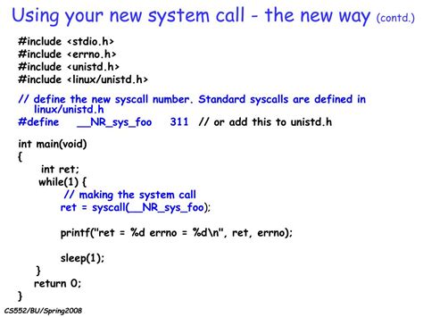 PPT Implementing System Calls PowerPoint Presentation Free Download ID