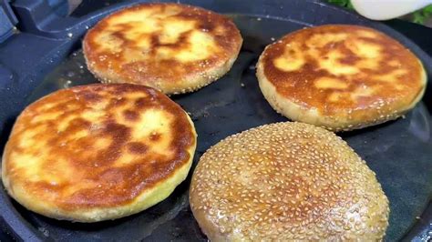麻酱烧饼这样做，不发面不醒面，外酥里软还多层，新手一次成功 Youtube