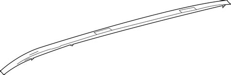 Toyota Highlander Garnish Sub Assembly Ro Wsunroof Black 755060e030 Toyotatown Parts