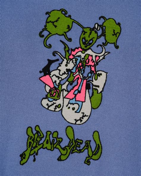 Cyber Bunny Sweater Blue Brain Dead