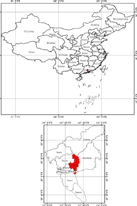 A Sketch Map Showing The Location Of The Study Area Download Scientific Diagram
