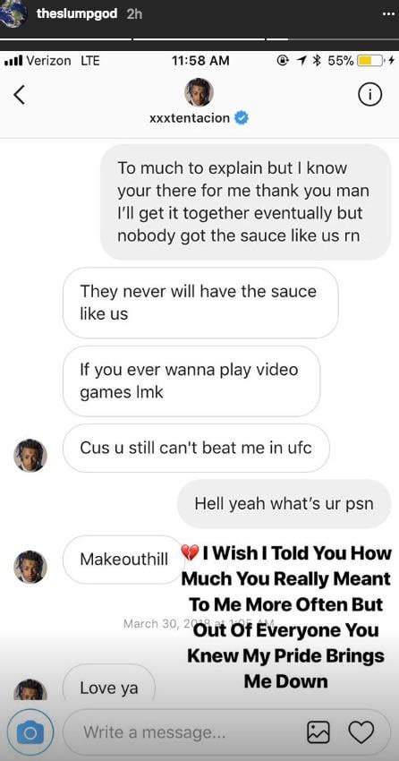 Leaked X Dms How Look At Me Was Made Rxxxtentacion