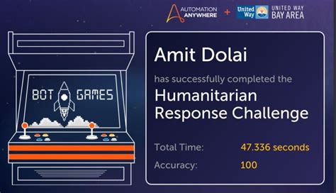 Amit Dolai On Linkedin Aa360 Automationanywhere Botgames