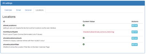 Application Settings