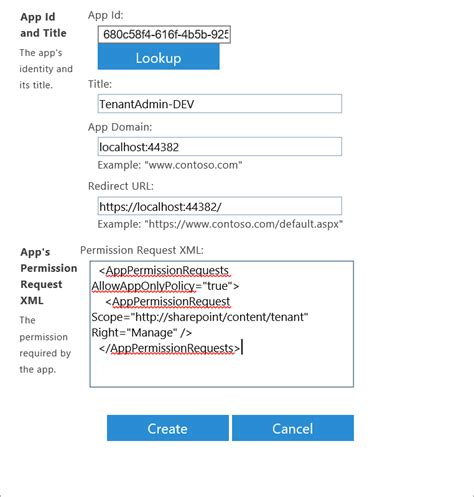 在 Sharepoint Online 中使用仅应用租户权限进行开发 Microsoft Learn