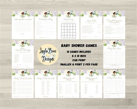 Tiana Baby Shower Games Baby Tiana Shower Games Princess And Frog
