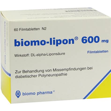 BIOMO-lipon 600 mg Filmtabletten | 06897592