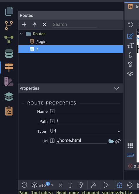 bootstrap mobile routing loading home page bug need help wappler