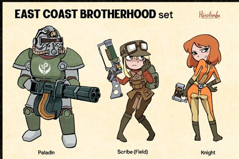 ﻿east Coast Brotherhood Set Ytandtanandu Paladin Scribe Field Knight