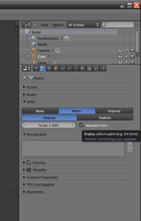Quicktip Units And Scaling In Blender 2 6x