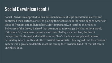 Social Darwinism Ppt