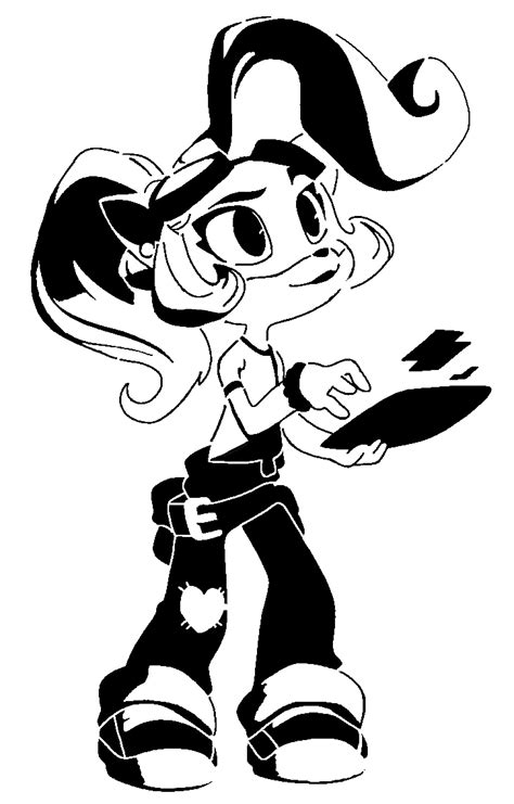 Coco Bandicoot Stencil By Longquang On Deviantart