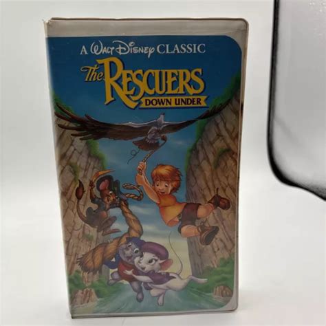 Walt Disney Classics The Rescuers Down Under Vhs 1991 Black Diamond