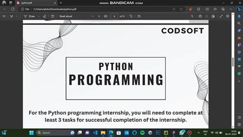 Abdul Saleem On Linkedin Python Internship Codsoft