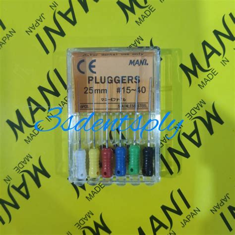 Jual Finger Plugger Dental Endo Pluggers Mani Japan Shopee Indonesia