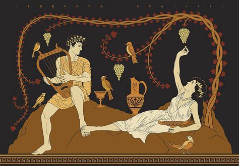 Orfeo y Eurídice Digital artwork Art Greetings