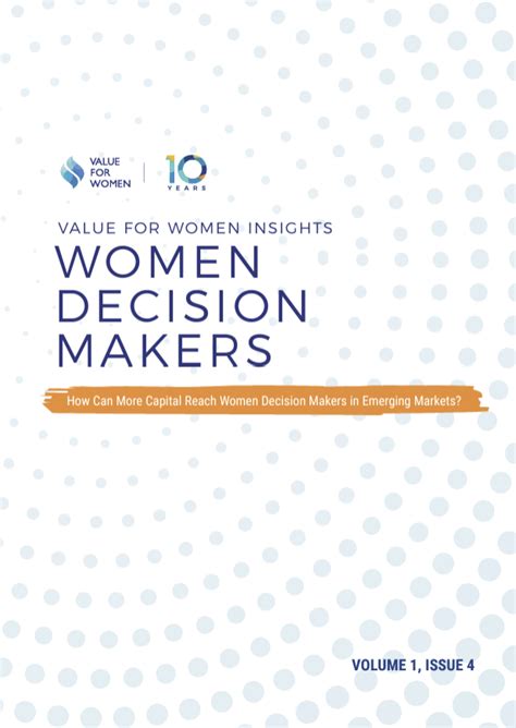 Women Decision Makers How Can More Capital Reach Women Decision Makers