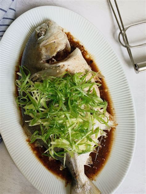 Steamed Pomfret With Black Bean Garlic Sauce Waisiechef