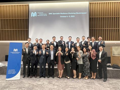 Twenty Two Lawyers And In House Practitioners In Korea Join The Simc
