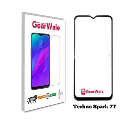Techno Spark 7T OG Tempered Glass 9H Curved Full Screen
