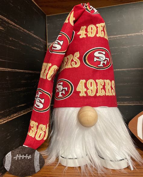 San Francisco 49ers Sports Gnome Home And Office Decor Etsy