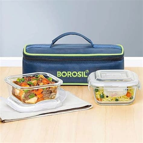 Borosil Alfa 320 Ml Glass Lunch Box At Rs 580piece In Noida Id