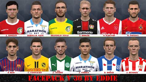Pes 2017 Facepack Vol 36 By Eddie Facemaker ~ Free