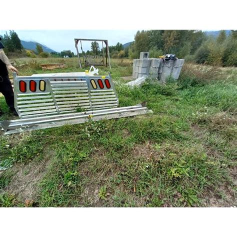 Headache Rack Wlights And 2 Aluminum Bed Rails