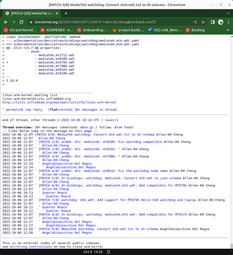 Apply Linux Kernel Patches From Lkml Adam Youngs Web Log