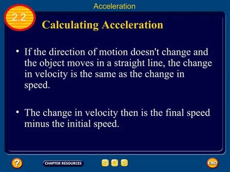 Velocity And Acceleration PPT