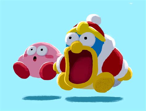 Kirby And King Dedede Kirby Drawn By Arucoco Danbooru