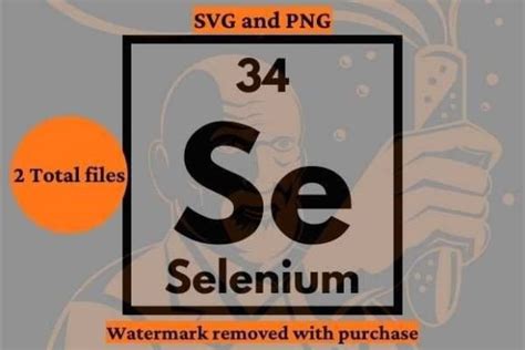 Periodic Table Symbol Se Selenium 34 Graphic By Periodic Bliss