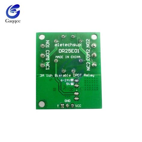 Dc V Dc V A Flip Flop Latch Dpdt Relé Modul Büntető Önzáró Kapcsoló Alacsony Impulzus
