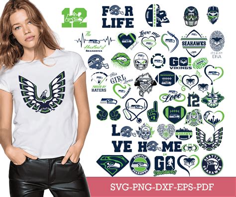 45 Files Seattle Seahawks Svg Bundle Seahawks Logo Svg Nfl Inspire