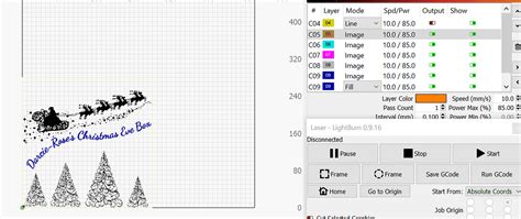 Layers Not Pulling Through To Burn Lightburn Software Questions