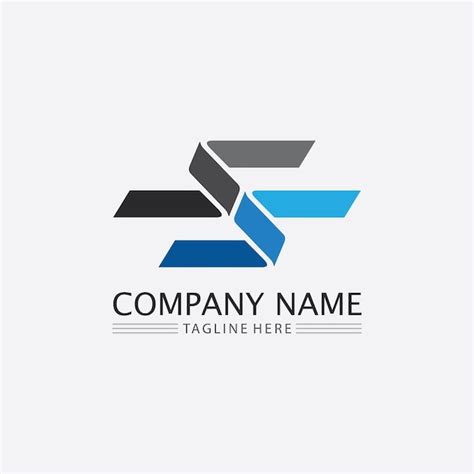Fonte E Letra S Vetor De Design De Logotipo De Letra Corporativa De