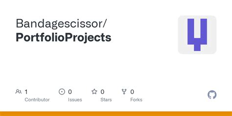 GitHub Bandagescissor PortfolioProjects