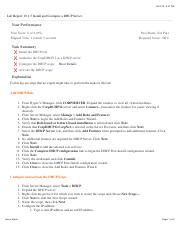 Install And Configure DHCP Server PM Lab Report Install And Configure A